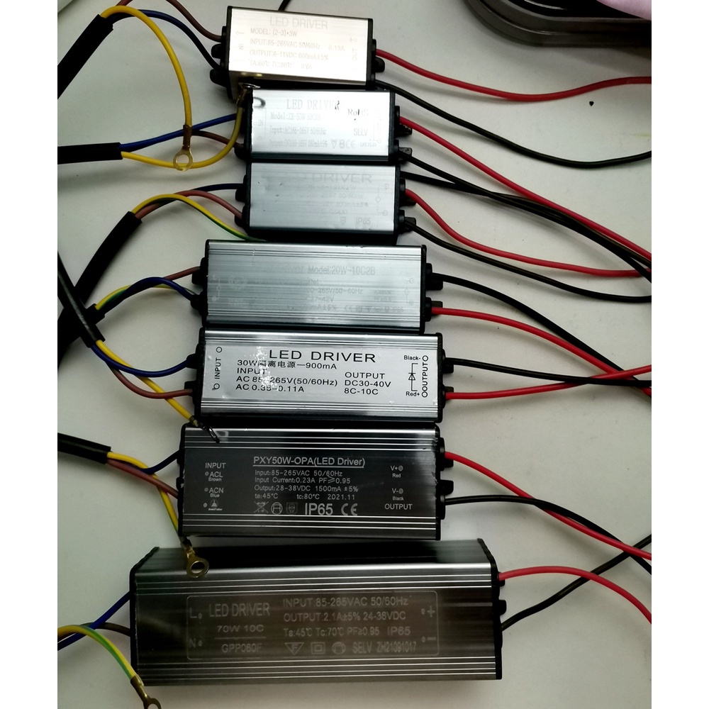 Waterproof LED Driver 10W 20W 30W 50W 70W Constant Current for LED ...