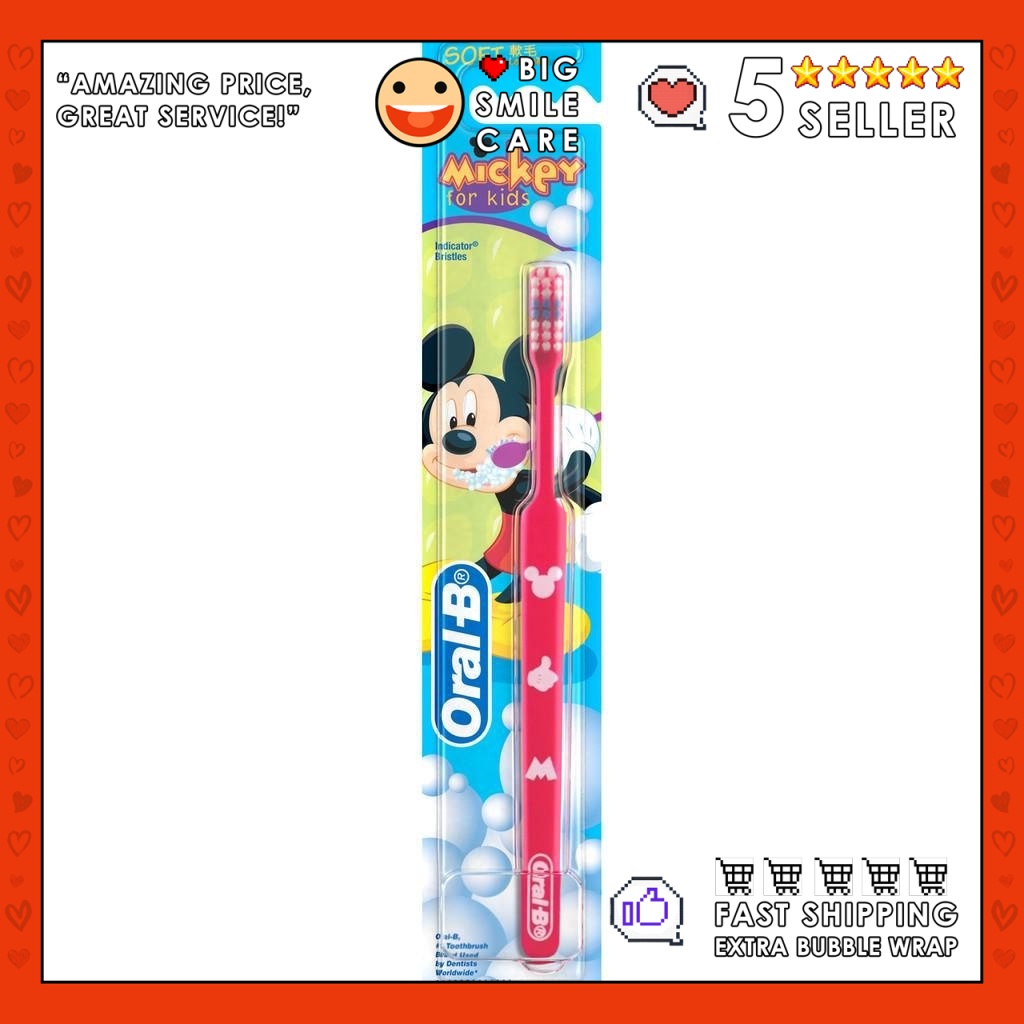 Oral-B Mickey For Kids Toothbrush-1pc (2-7 Years Old) | Shopee Malaysia