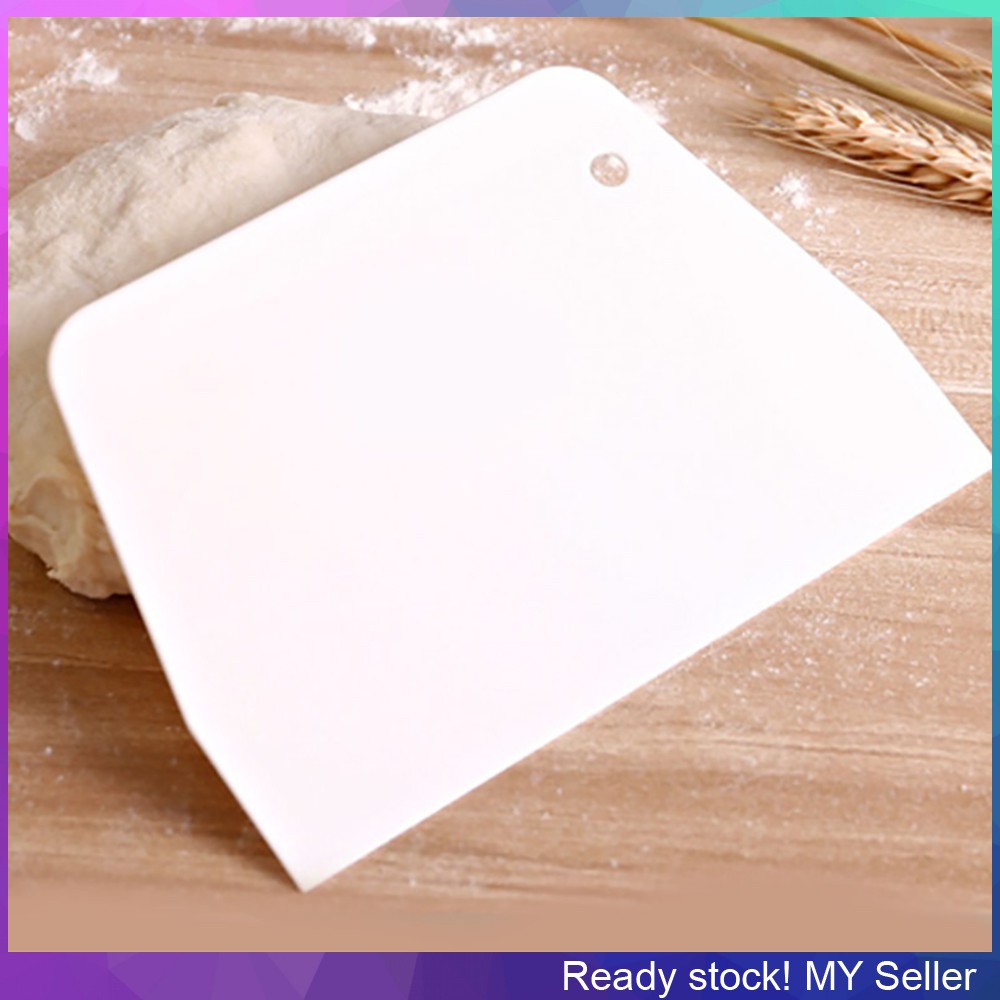 Durable Silicone Dough Cutter Multipurpose Food Scraper for Bread Dough ...