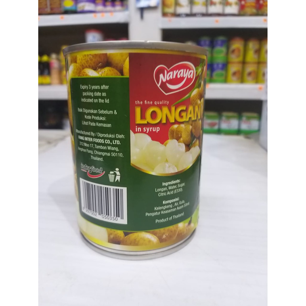 Naraya Longan in Syrup / Longan fruit in Syrup 565 Grams | Shopee Malaysia