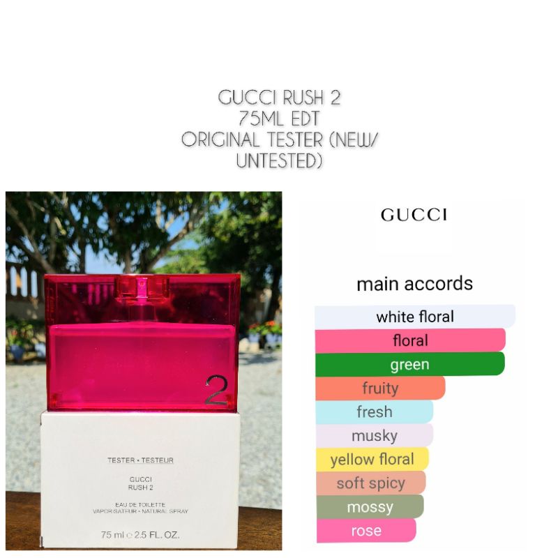 ORIGINAL TESTER GUCCI RUSH 2 | Shopee Malaysia