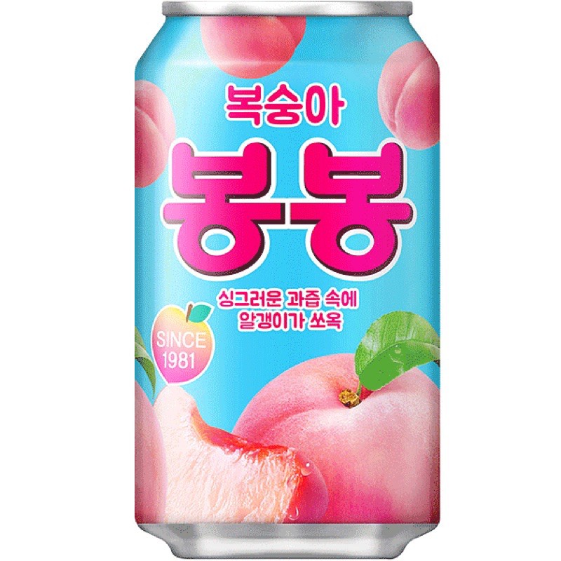 Korea Haitai BonBon Grape Pear/Peach/Coco Palm Juice Drink 238ml/340ML 韩国海太葡萄/梨子/水蜜桃果汁饮料真果粒 Bong ...