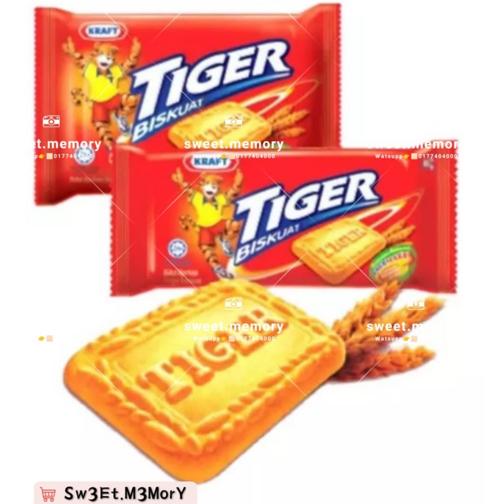 TIGER original/chococlate biscuit 60g x 12 packs | Shopee Malaysia