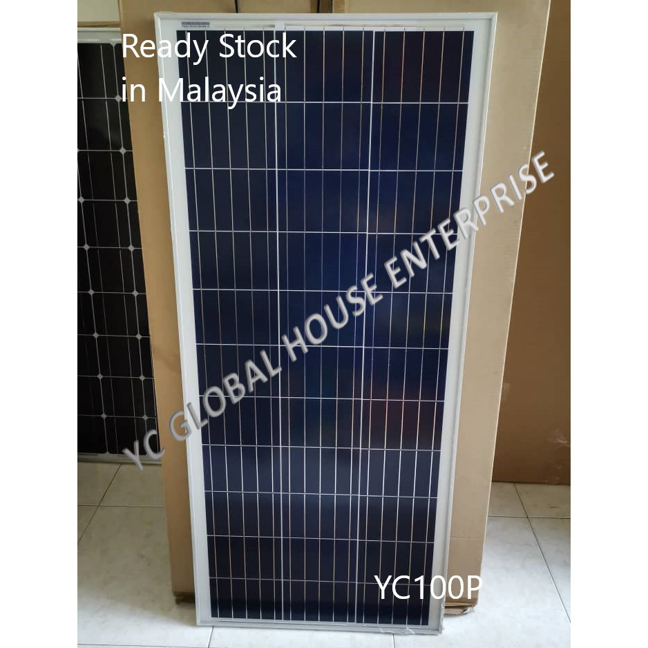 hot style Solar Panel Poly 100W 18Vdc 5BB High Grade and High ...