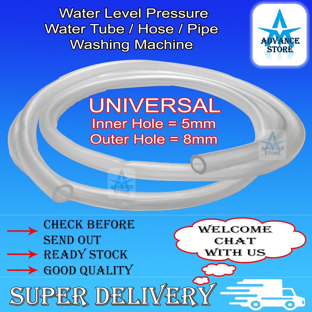 Universal Water Level Pressure Sensor Air Water Tube Hose Pipe Washing ...
