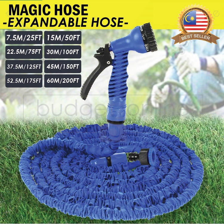 Magic Hose Spray Garden Multifunction Expandable Water Hose | Shopee ...