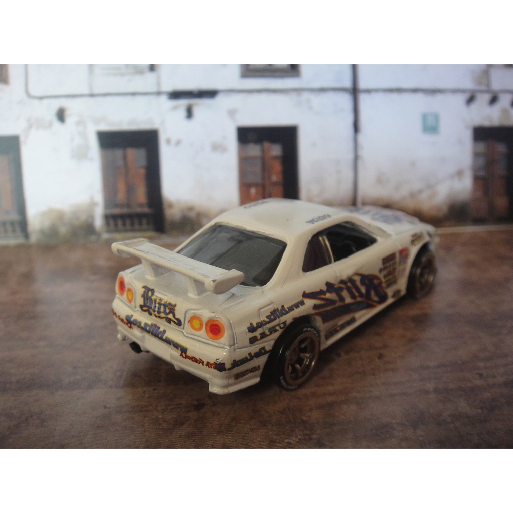Hot Wheels Custom Deco Skyline R34 Nismo Blitz D1GP | Shopee Malaysia