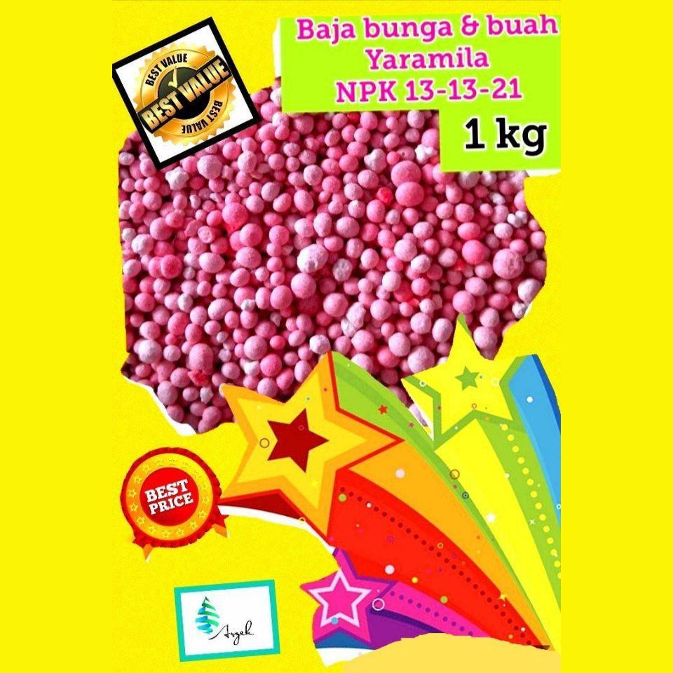 Baja Bunga /Baja Buah/1 kg Baja Yaramila NPK 13-13-21/Baja Bunga kertas ...