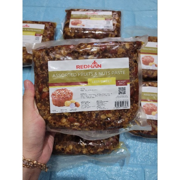 Redman assorted fruits and nuts paste 1kg / Redman gojin filling ...
