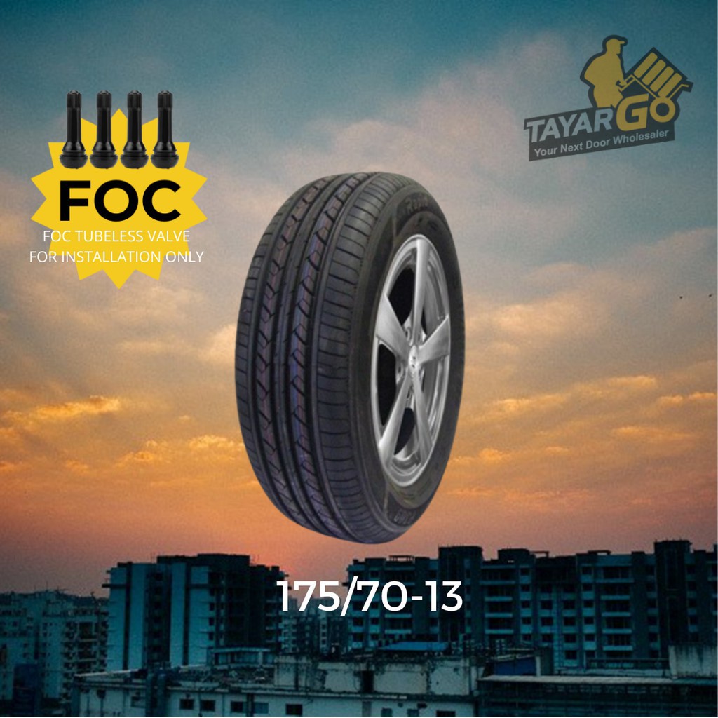 TAYARGO : 175/70-13 China Tayar Tyre Baru Rim 13 inch | Proton Saga ...