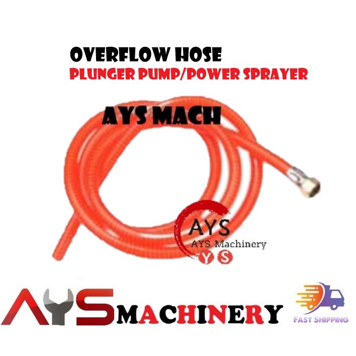 40bar 45# 2.3 meter Plunger Pump / Power Sprayer SUCTION HOSE OVERFLOW ...