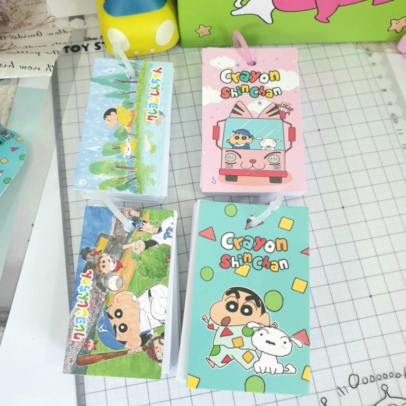 Crayon Shin-Chan Vocabulary Card Blank New Word Portable Notes Nohara ...