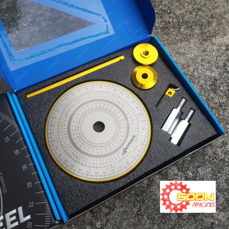 CARDINALS RACING DEGREE WHEEL ORIGINAL UNIVERSAL BLUE & GOLD YAMAHA ...