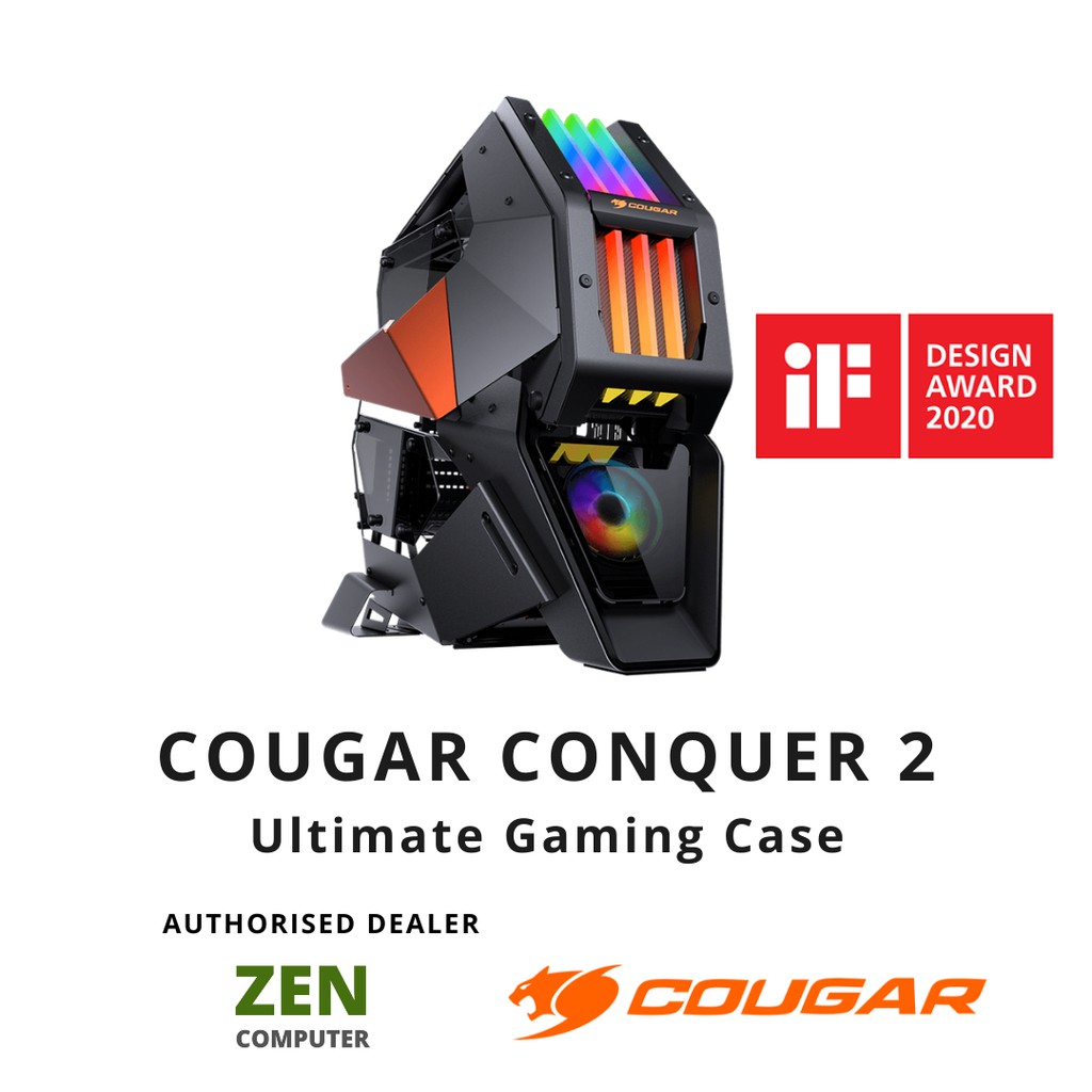 COUGAR™️ CONQUER 2 | Ultimate Gaming Case # COUGAR # CONQUER 2 | Shopee ...