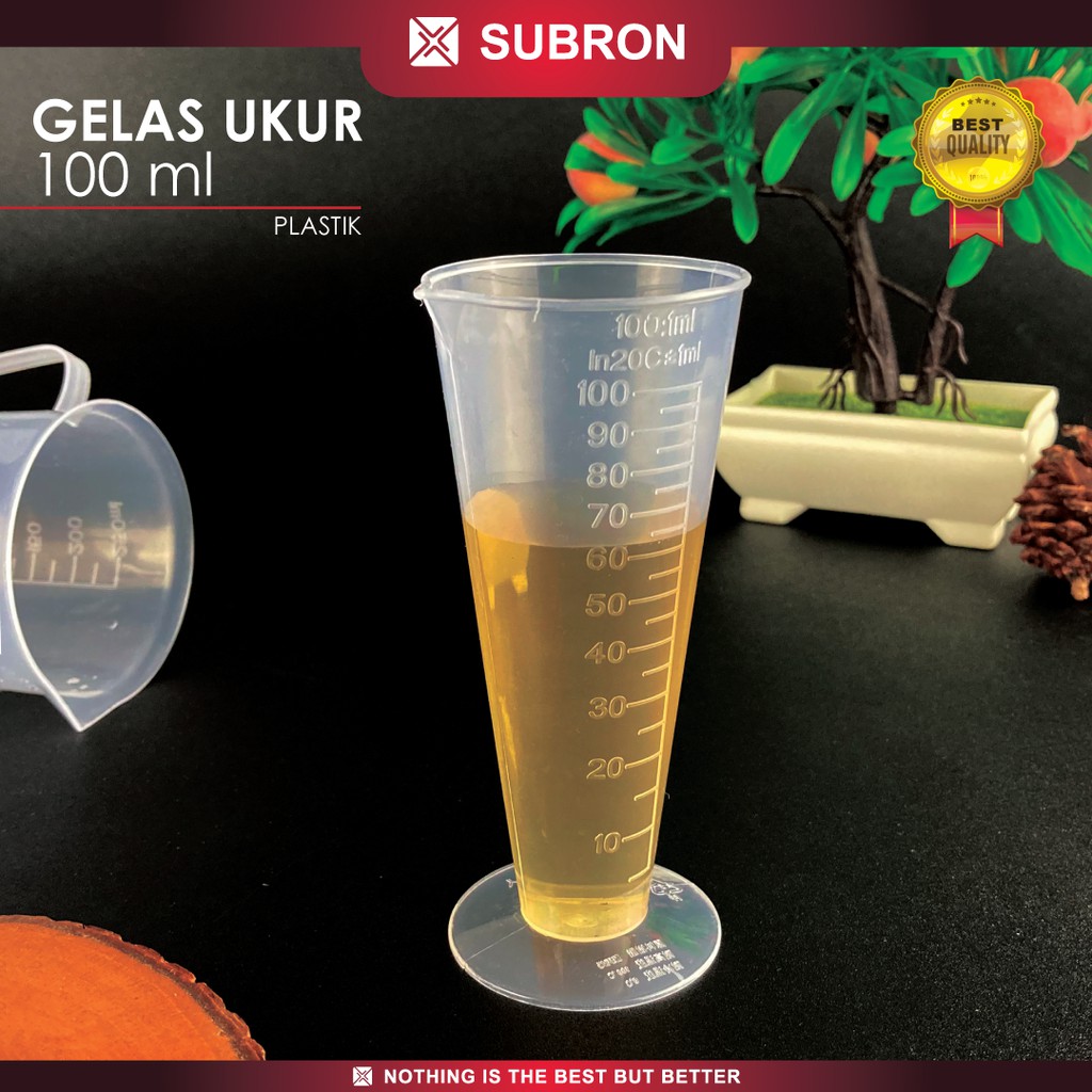 Subron 100 ml Measuring Cup Model Without Plastic Handle Cone Measuring ...