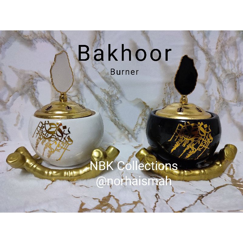 [READY STOCK] Bakhoor Burner Ceramic Exclusive Pembakar Bukhoor ...
