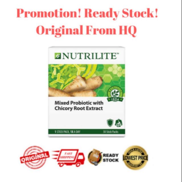 NUTRILITE Mixed Probiotic with Chicory Root Extract AMWAY | Shopee Malaysia