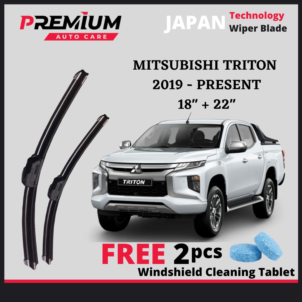 🔥 MITSUBISHI TRITON L200 [2019-PRESENT] PREMIUM RUBBER WIPER BLADE ...
