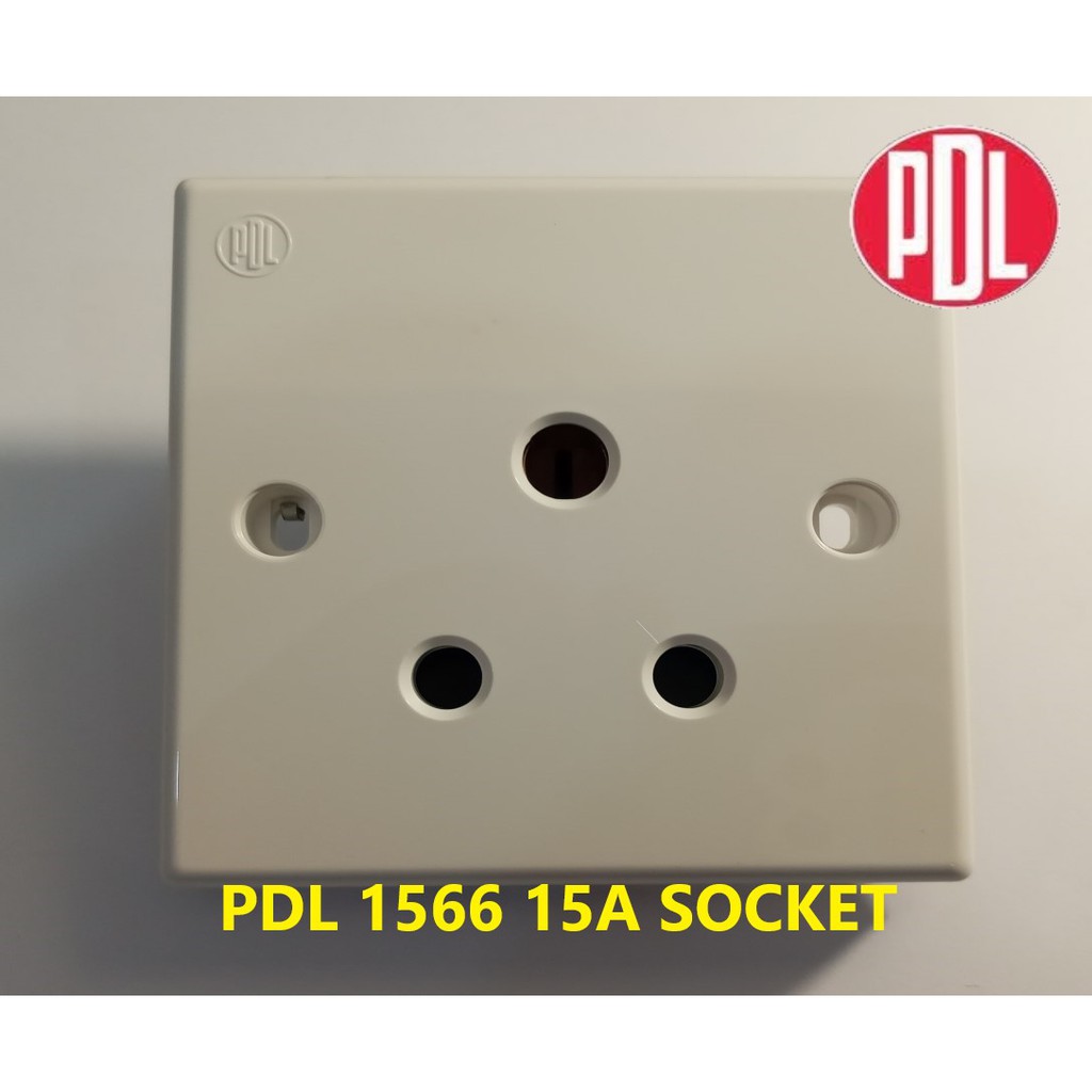 PDL 1566 15A SOCKET (WHITE) | Shopee Malaysia