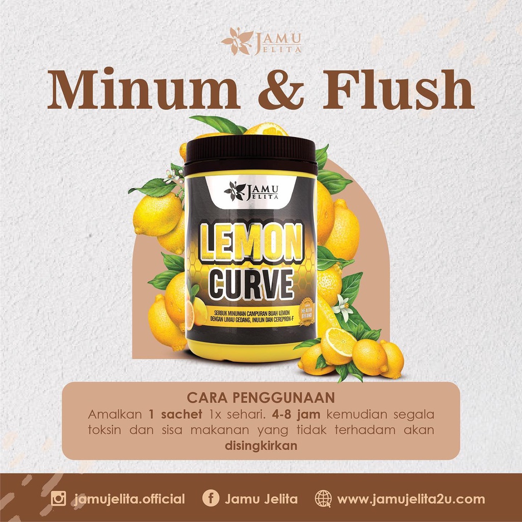JAMU JELITA LEMON CURVE 10 SACHET ( OFFER ) | Shopee Malaysia