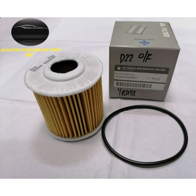 Tan Chong Oil Filter Paper Nissan Frontier D22 (15208-AD200) | Shopee ...
