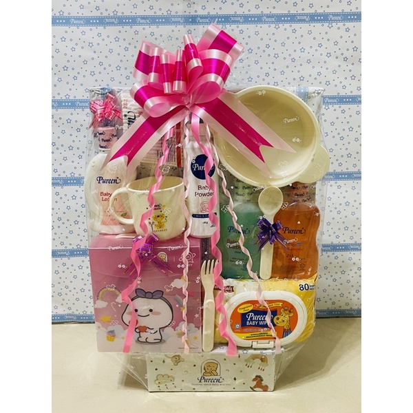 PUREEN BABY NEWBORN SET HAMPER (UNISEX) Hamper 62 (FREE GREETING CARD ...