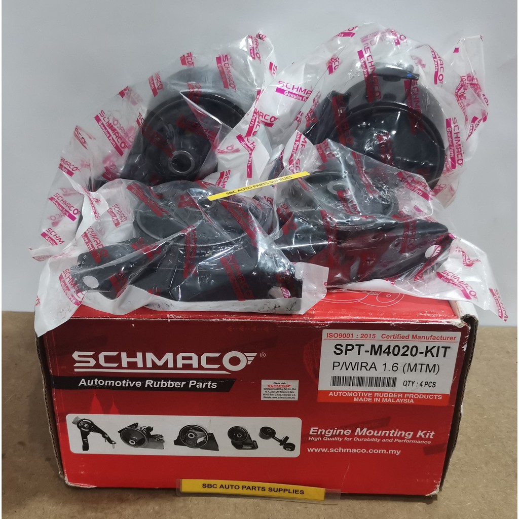 SBC AUTO - SCHMACO ENGINE MOUNTING PROTON WIRA 1.6 1.8 MANUAL (1SET ...