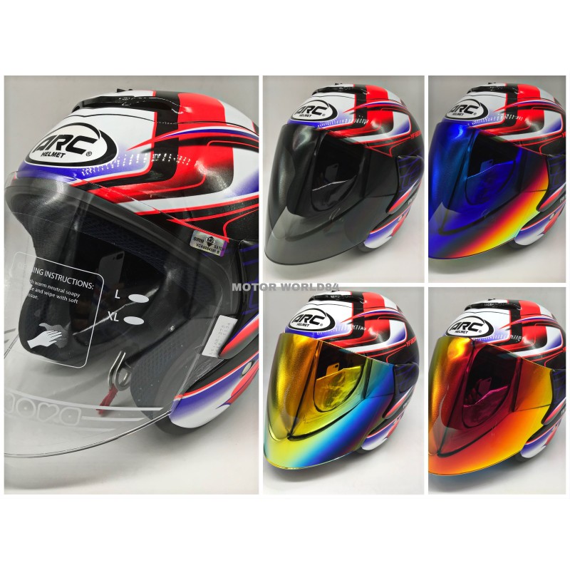 HELMET ARC YF-1 / RITZ TOPI KELEDAR ARC RIT YF1 { NEW DESIGN } 100% ...
