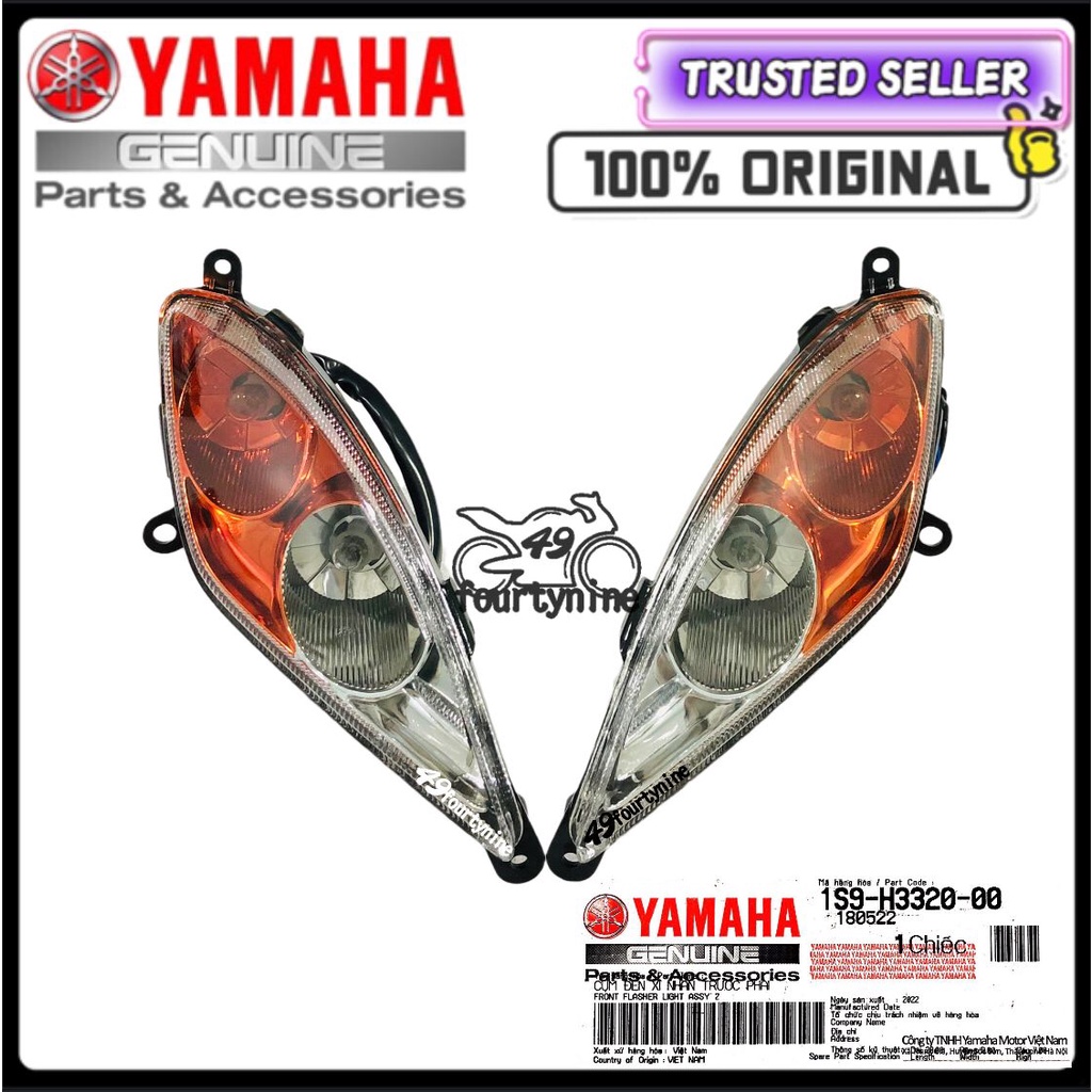 100% ORIGINAL VIETNAM LC135 V1 FRONT SIGNAL SET SIGNAL DEPAN WINKER ...