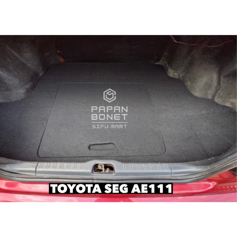 TOYOTA SEG AE111 - PAPAN BONET KERETA / BOOT COVER / TRUNK BOARD ...