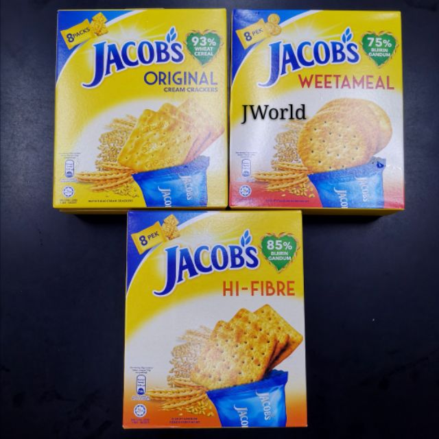 [GIFT BOX] JACOB'S BISCUIT (ORIGINAL / WEETAMEAL) 8 CONVENIENT ...