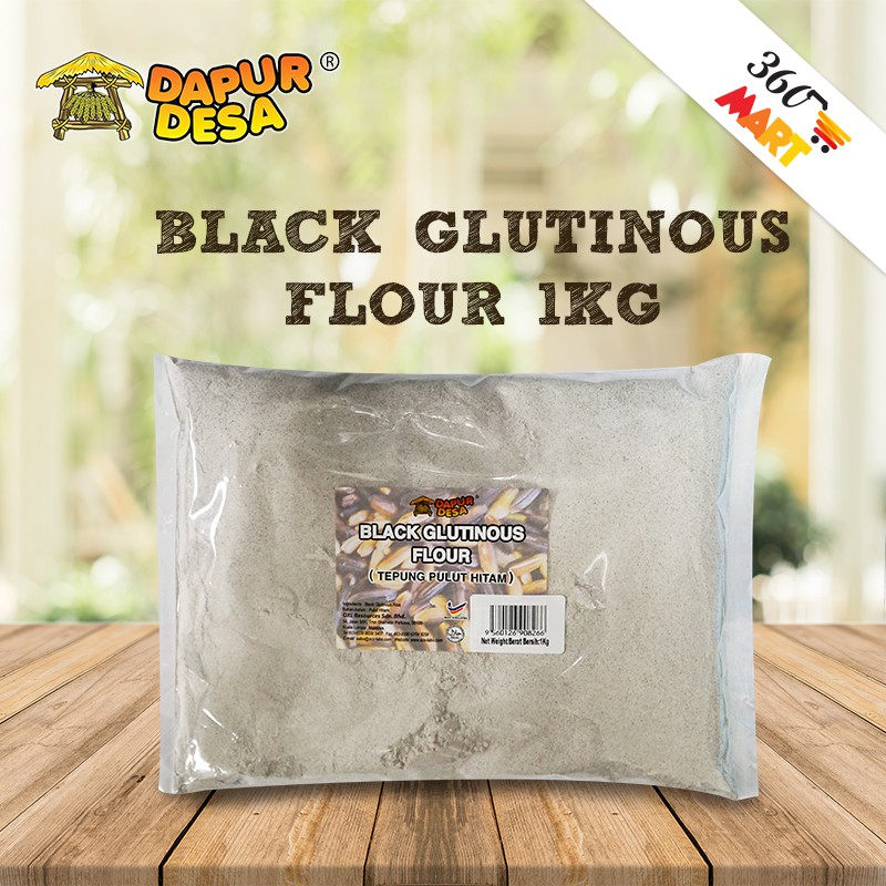 Dapur Desa Black Glutinous Flour (Tepung Pulut Hitam) 1kg | Shopee Malaysia