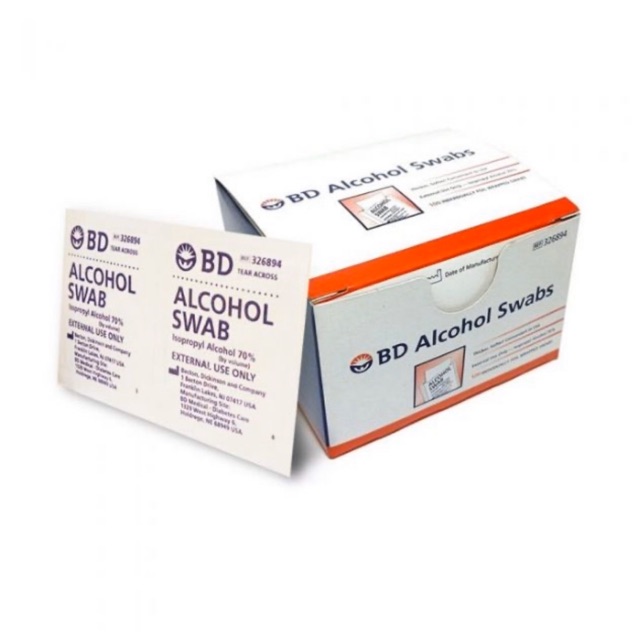 BD Alcohol Swab 100s (12/2024) | Shopee Malaysia