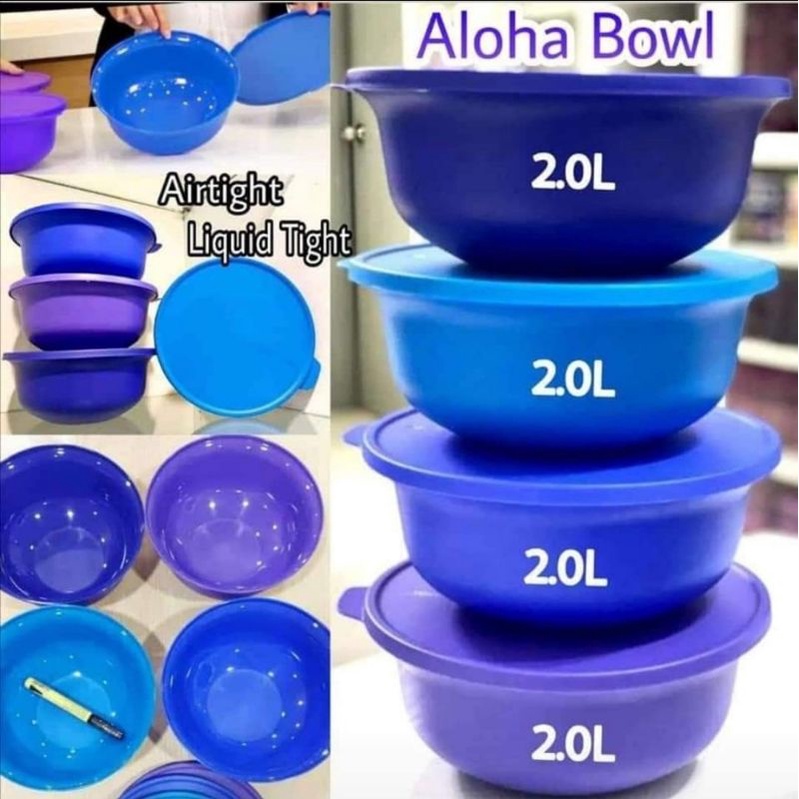 Tupperware aloha bowl 2L | Shopee Malaysia