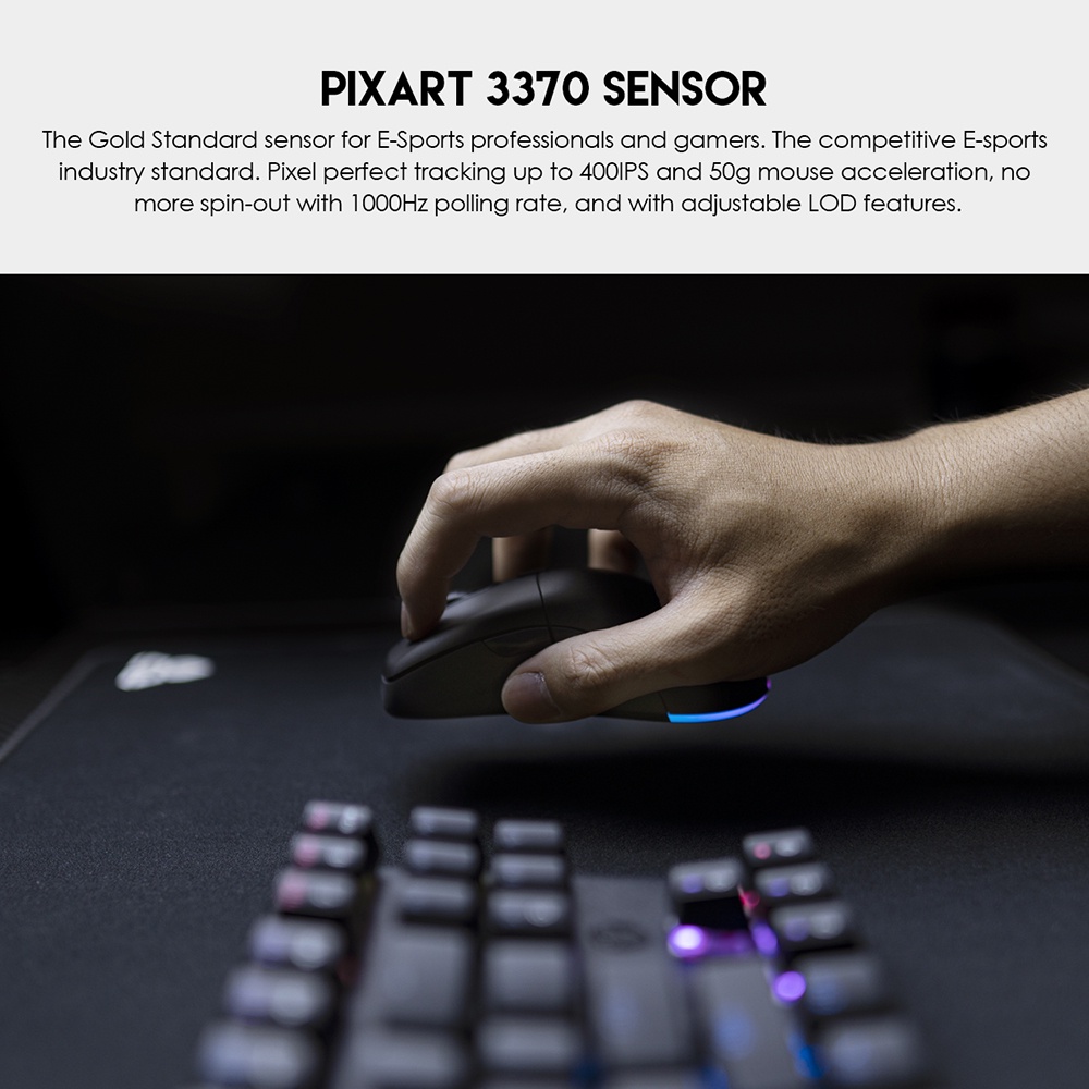 Fantech XD5 Helios Wireless Mouse Gaming RGB Dual Mode | Shopee Malaysia