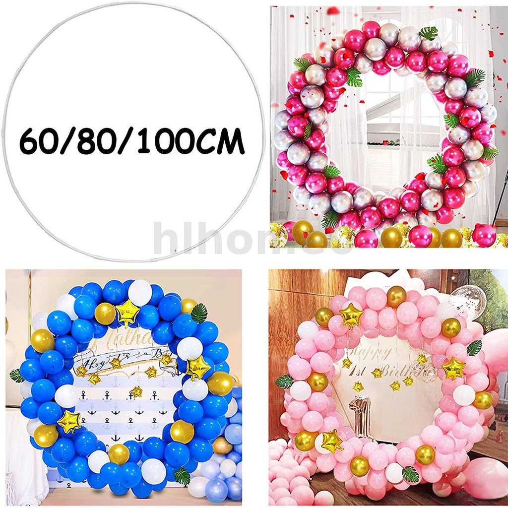 100cm Round Balloon Circle Stand Holder Balloon Arch Wedding Arch Party ...