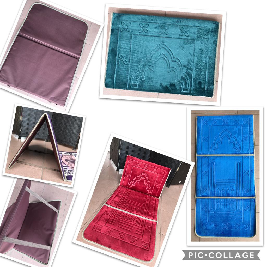 New Arrival Backrest Muslim Prayer RUG Mat/Sejadah Sandar/Duduk/Lipat ...