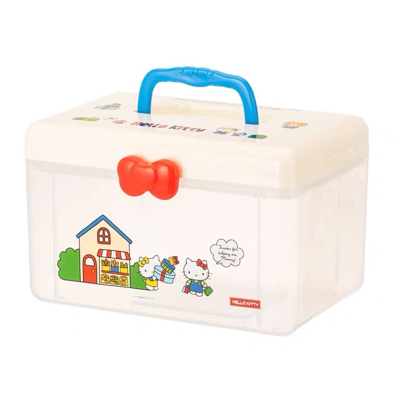 hello kitty medicine box, hello kitty plastic storage box | Shopee Malaysia