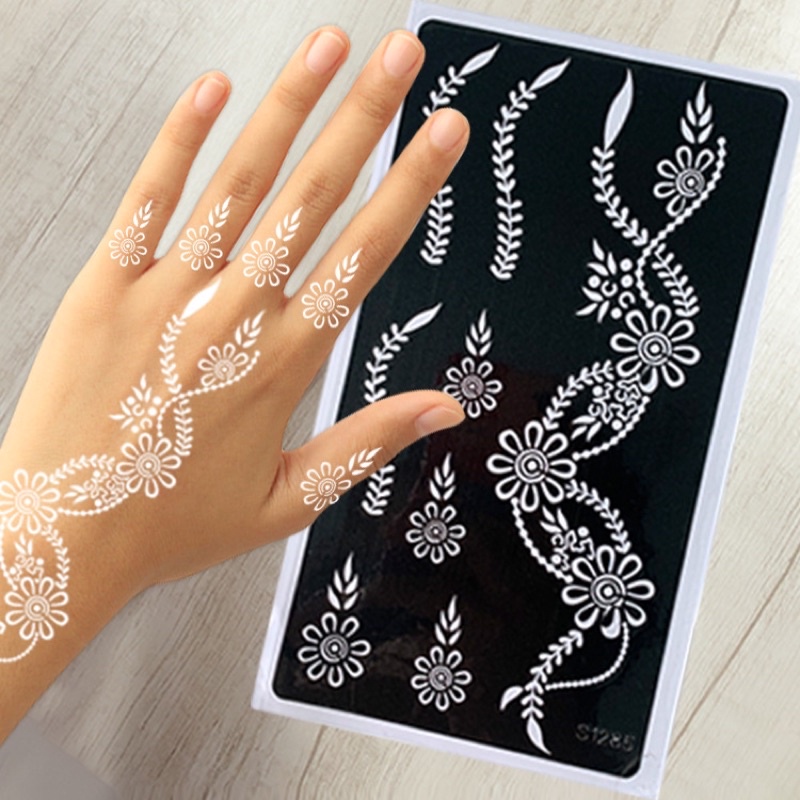 [HENNABYNURUL] Sticker Inai stensil Henna sticker mudah murah | Shopee ...
