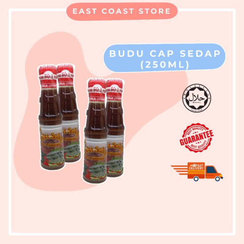 BUDU CAP SEDAP NO 1 DI KELATE / SOS PENCICAH IKAN BILIS (190ml/250ml) | Shopee Malaysia