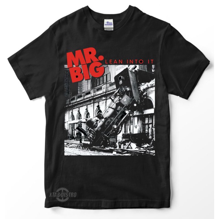 Mr BIG LEAN INTO IT Premium T-shirt mrbig t-shirt vintage band t-shirt ...