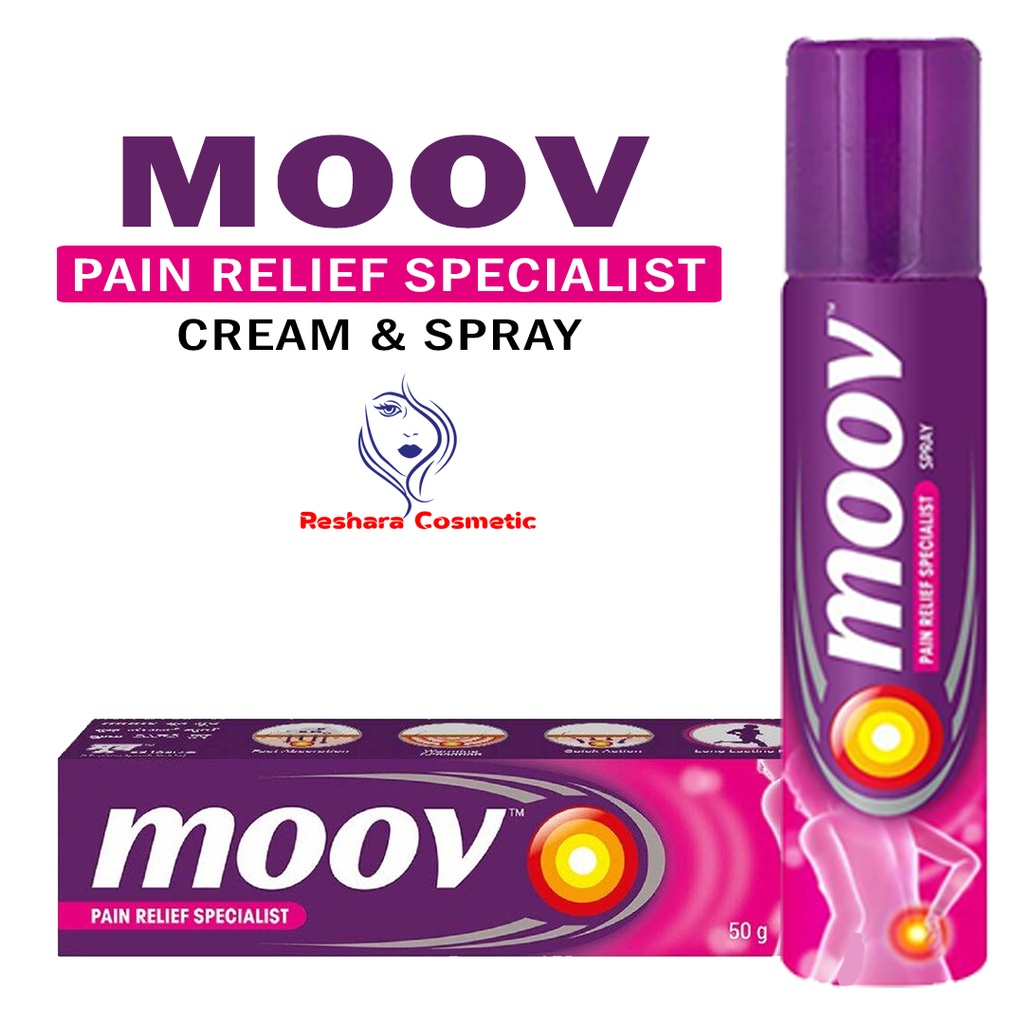 MOOV Pain Relief Cream Moov Spray | Shopee Malaysia