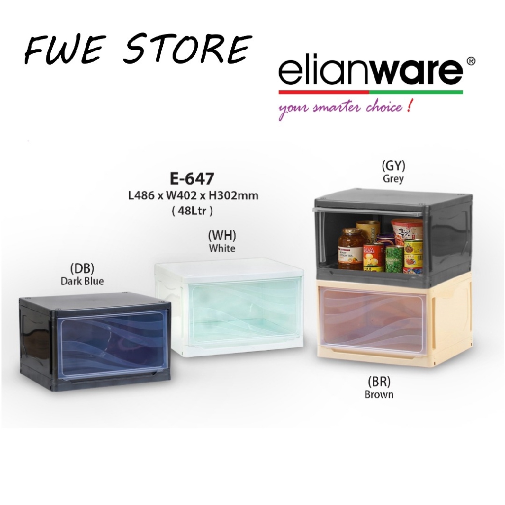 Elianware DIY Drawer / Plastic Drawer Storage Box / Multi Purpose Box ...
