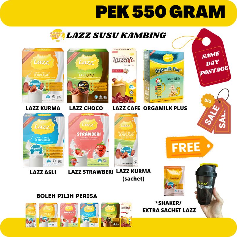LAZZ Susu Kambing Loose Original Hq ️ (PERCUMA HADIAH) | Shopee Malaysia