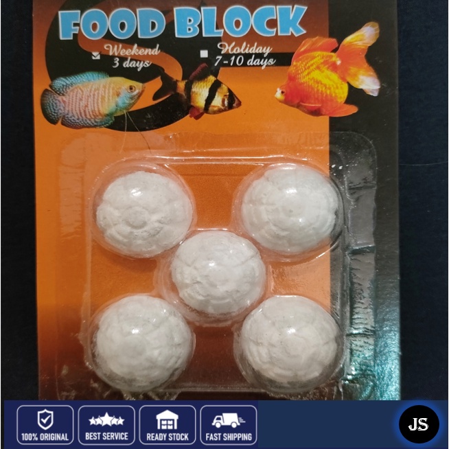 🔥Premium Holiday Fish Food Block🔥Aquarium Holiday Food Block/Makanan ...
