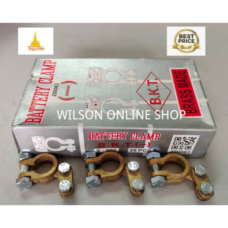 Thailand BKT S-007(+)(-)Universal Car/Lorry Battery Terminal Clamp | Shopee Malaysia