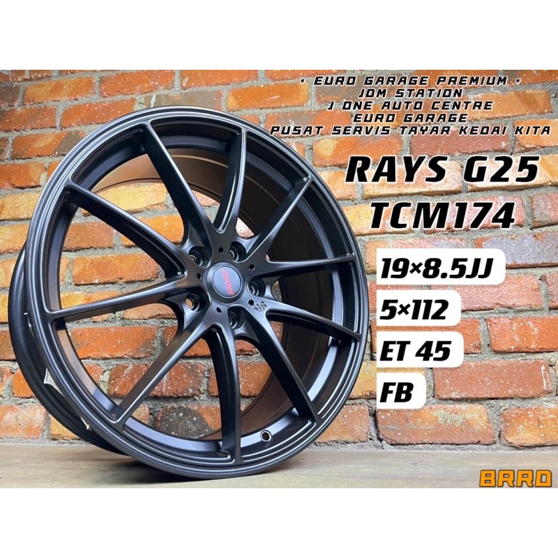RAYS G25 DESIGN WHEELS 19INC MERCEDES A CLA C E GLA CLASS W204 W205 C117 W176 X156 W212 | Shopee ...