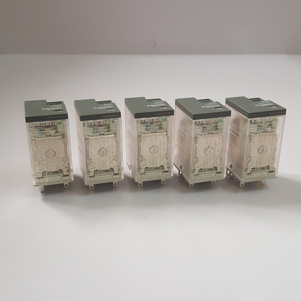 SCHNEIDER relay and socket rxm RXM2LB RXM4LB RXZE1M2C RXZE1M4C | Shopee Malaysia