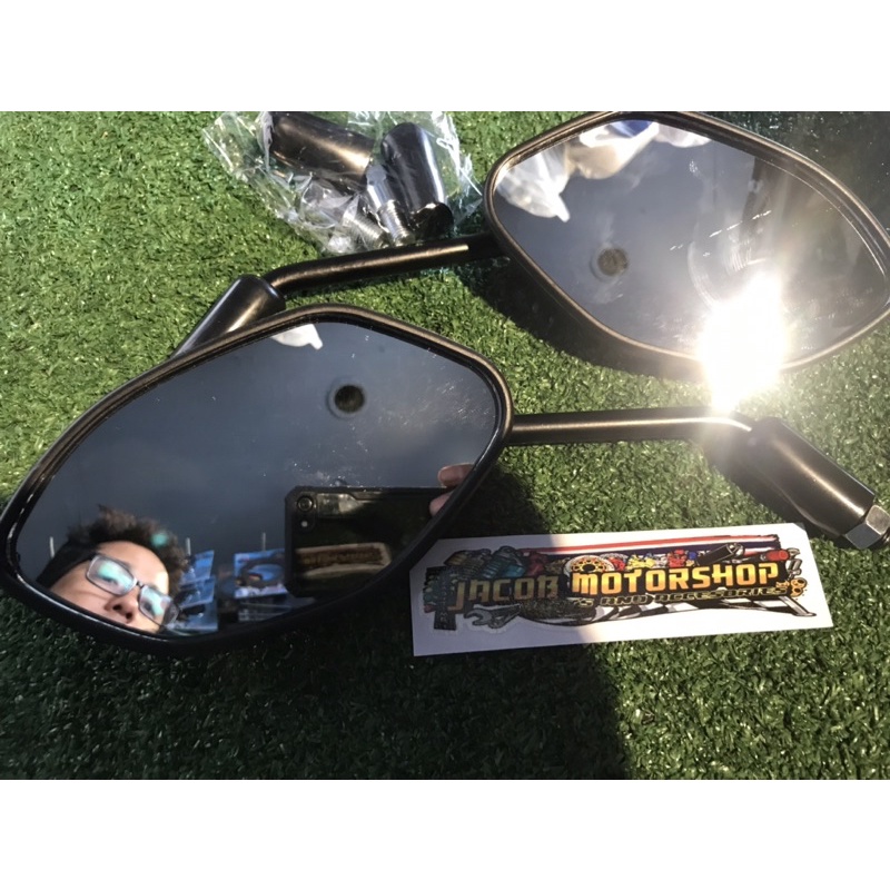 Honda Click V1, V2, V3 game changer side mirror short stem with long ...