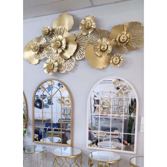 BIG SAIZ WALL DECO MIRROR @ NEW DESIGN HISAN DINDING CERMIN | Shopee ...